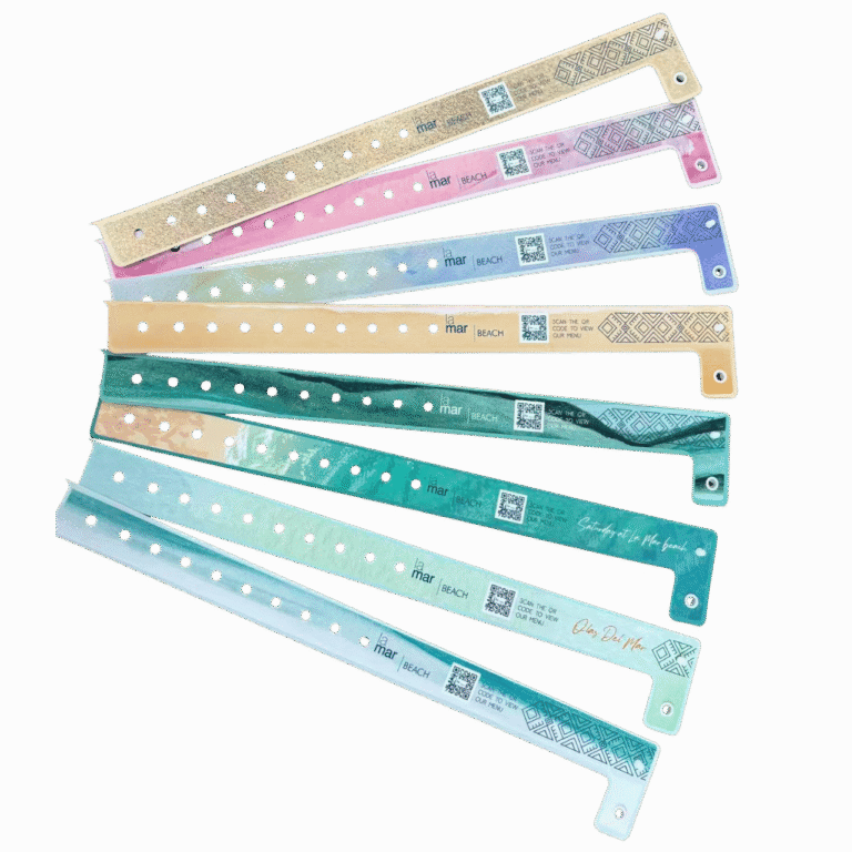 Bracelets vinyle impression couleur